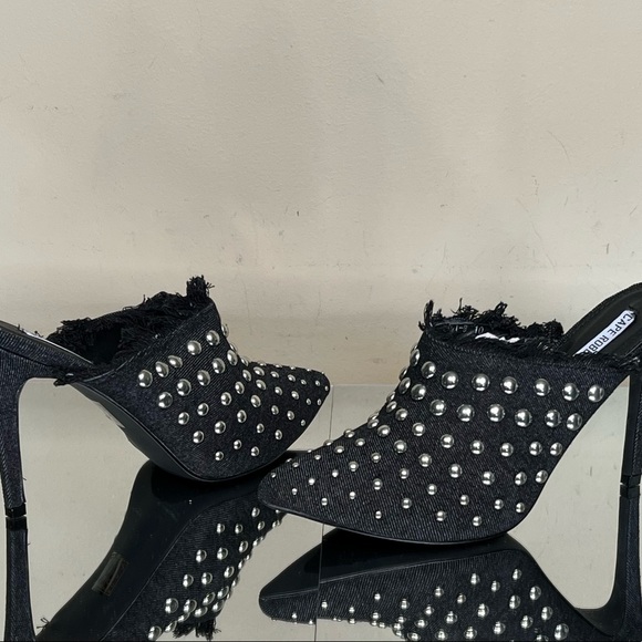 Cape Robbin | Shoes | Cape Robbin Studded Denim Mule Bootie | Poshmark